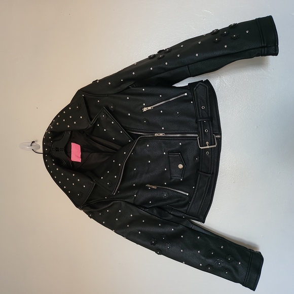 Azalea Wang | Jackets & Coats | Nwot Azalea Wang Ditsy Daisy Moto Jacket Szm | Poshmark